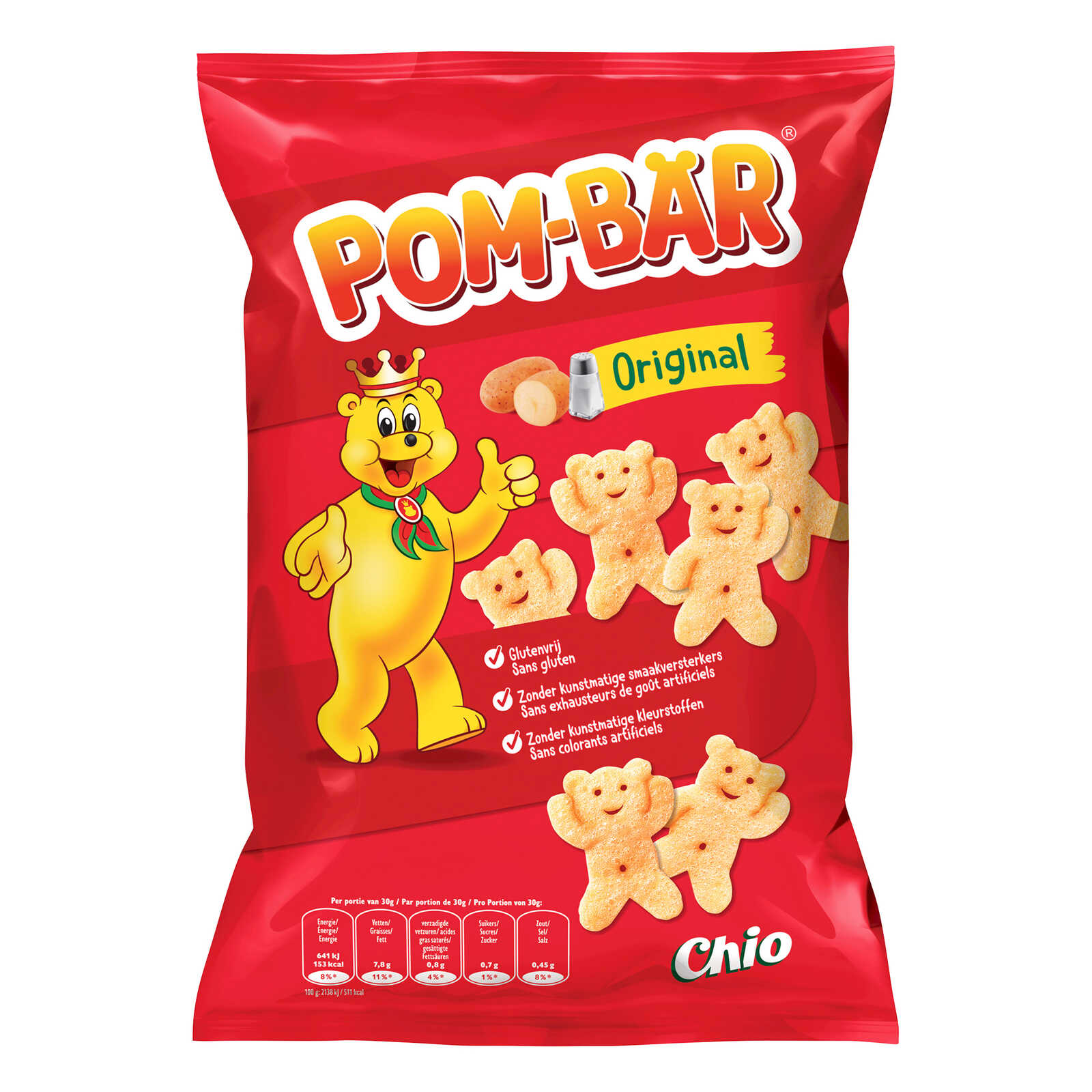 Pom-Bär | Chips | Original | 90 gr | Delhaize