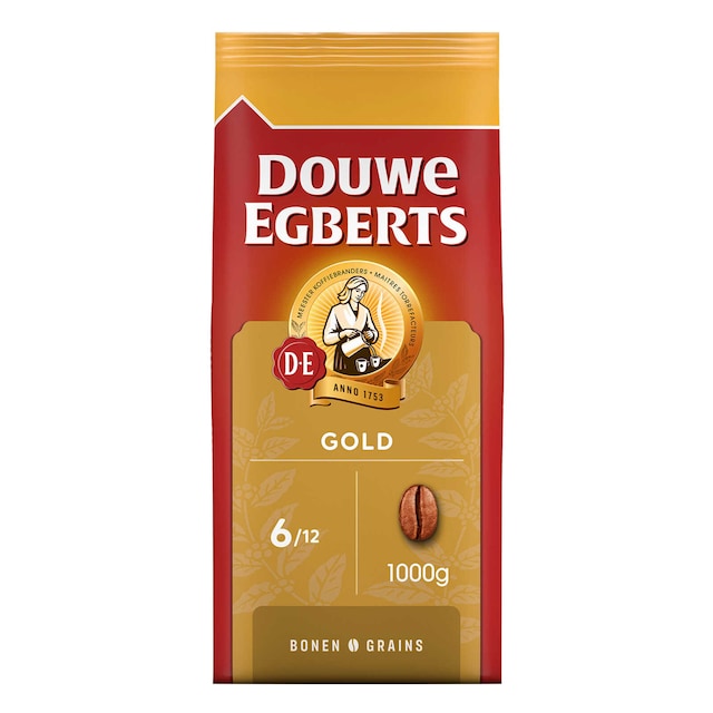 Douwe Egberts | Café | Gold | Grains | 1 kg | Delhaize