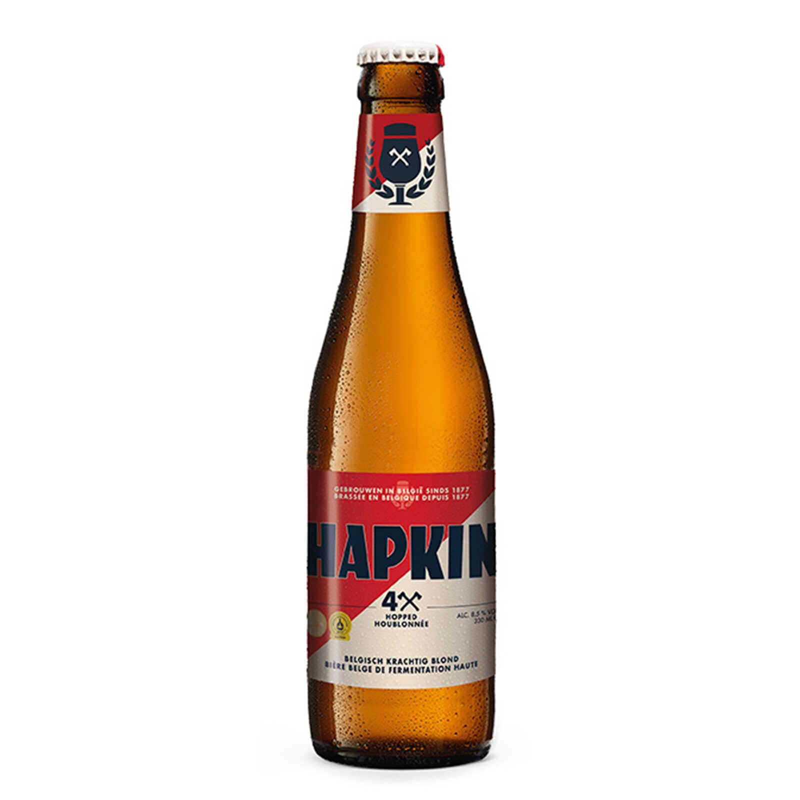 Hapkin | Hapkin | Sterk blond bier | 8.5% ALC | Fles | 33 cl | Delhaize