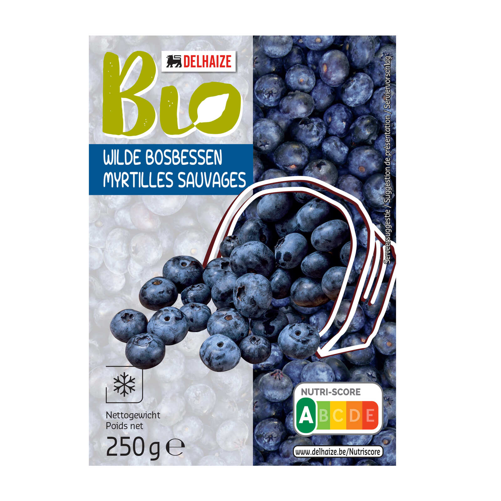 Delhaize | Bio | Myrtille sauvages | Bio | 250 gr | Delhaize