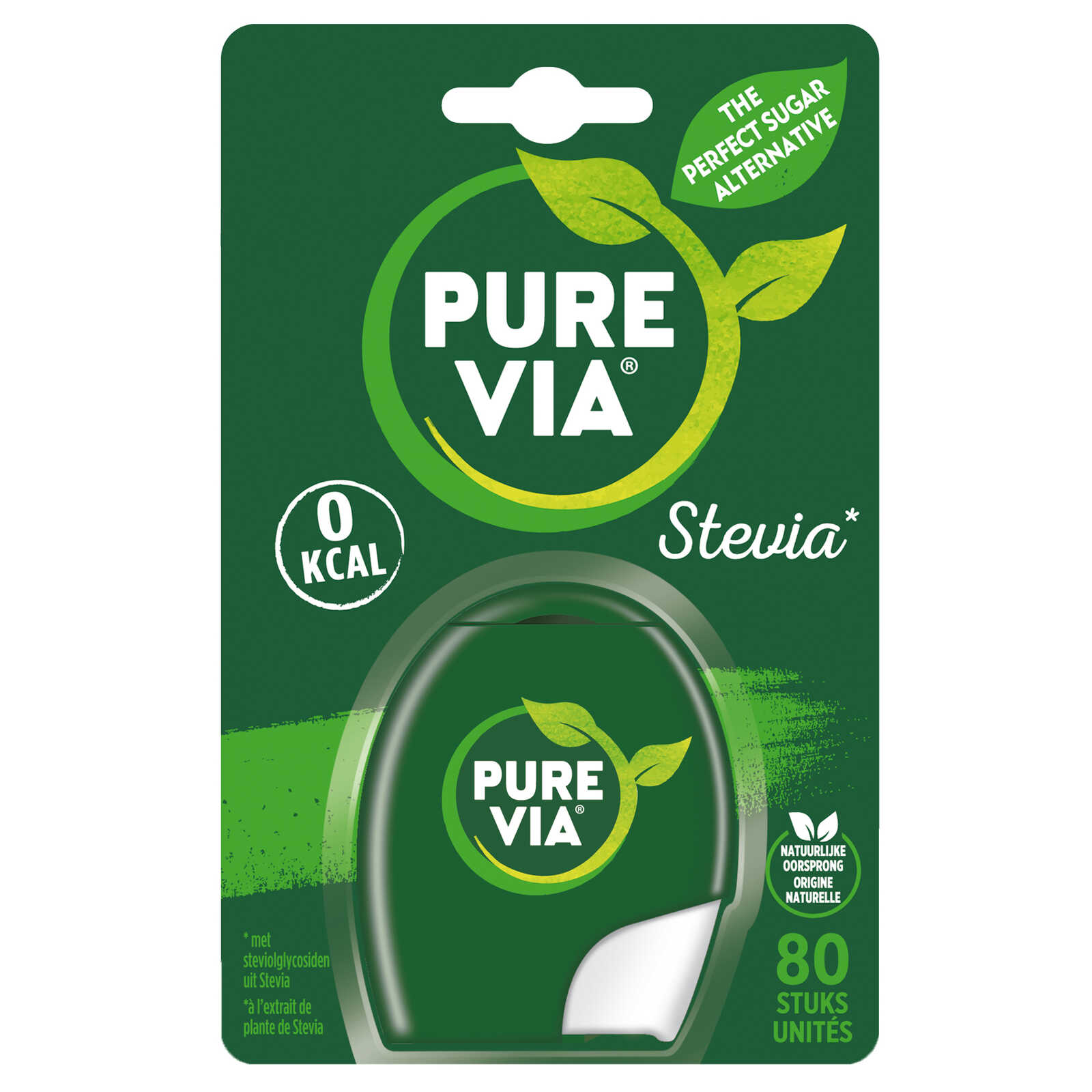 Pure Via | Edulcorants | Stevia | Comprimés | 7 gr | Delhaize