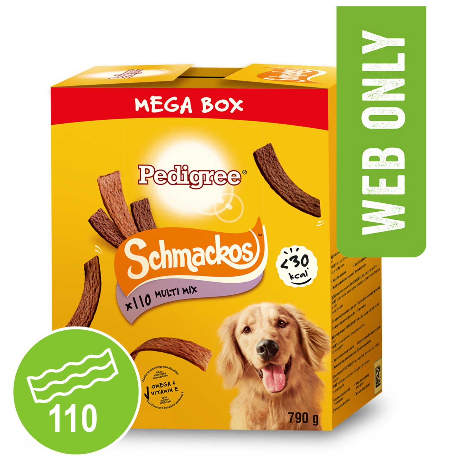 Pedigree | Schmakos | Hondensnacks | Snoepjes | Mix vlees | 790 gr ...
