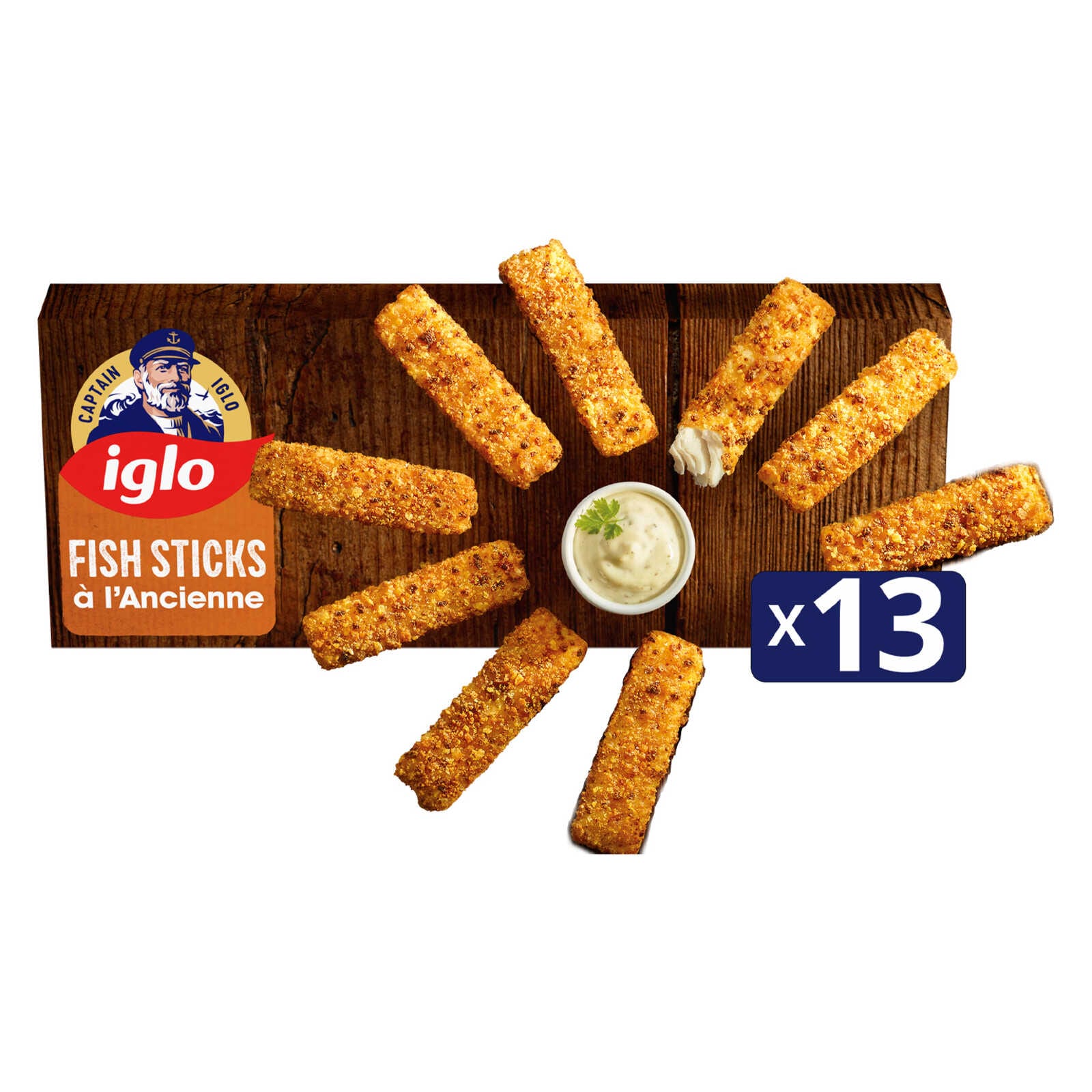 Iglo | Fish Sticks | A l'Ancienne | Paquet de 13 | 364 gr | Delhaize