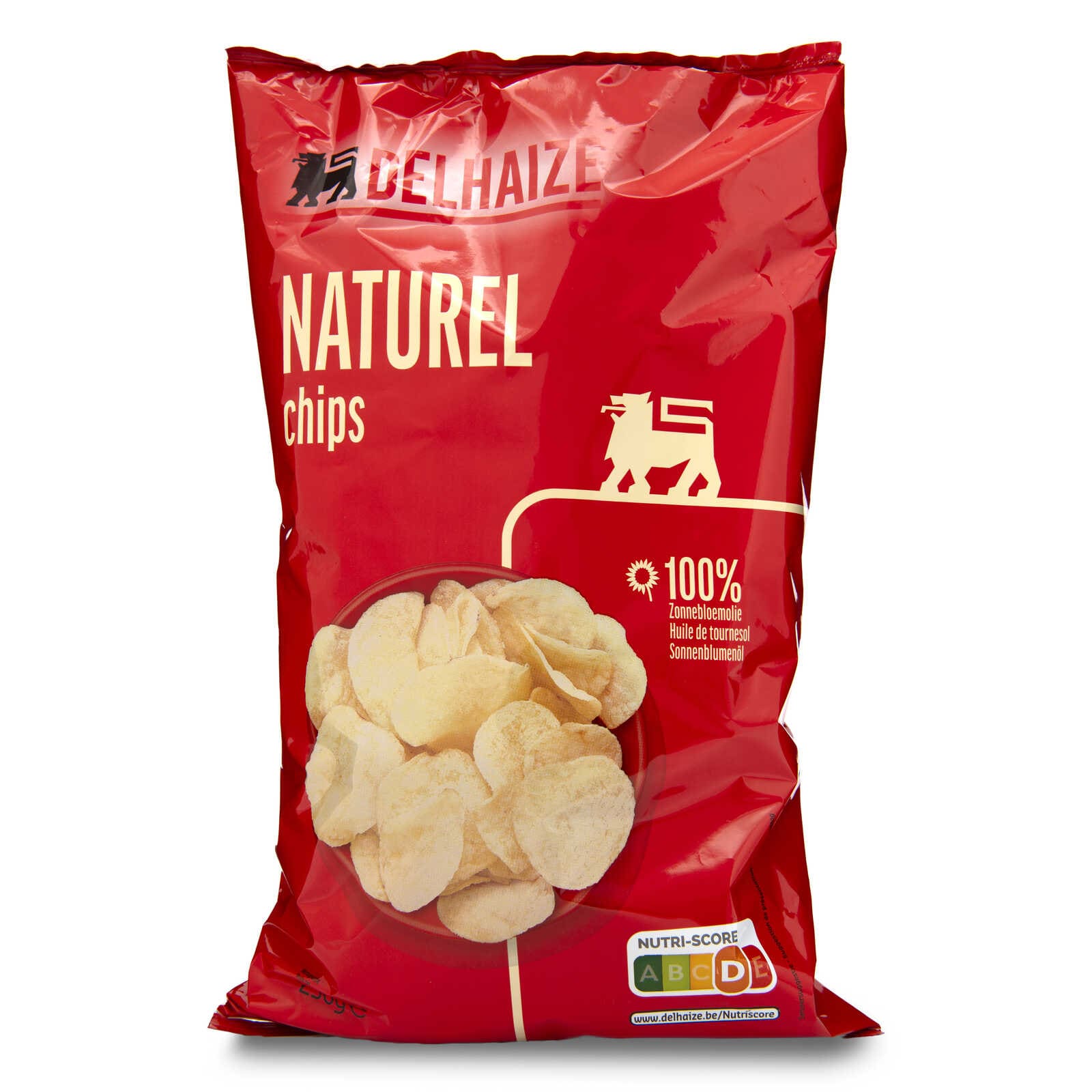 Delhaize | Chips | Zout | 250 gr | Delhaize