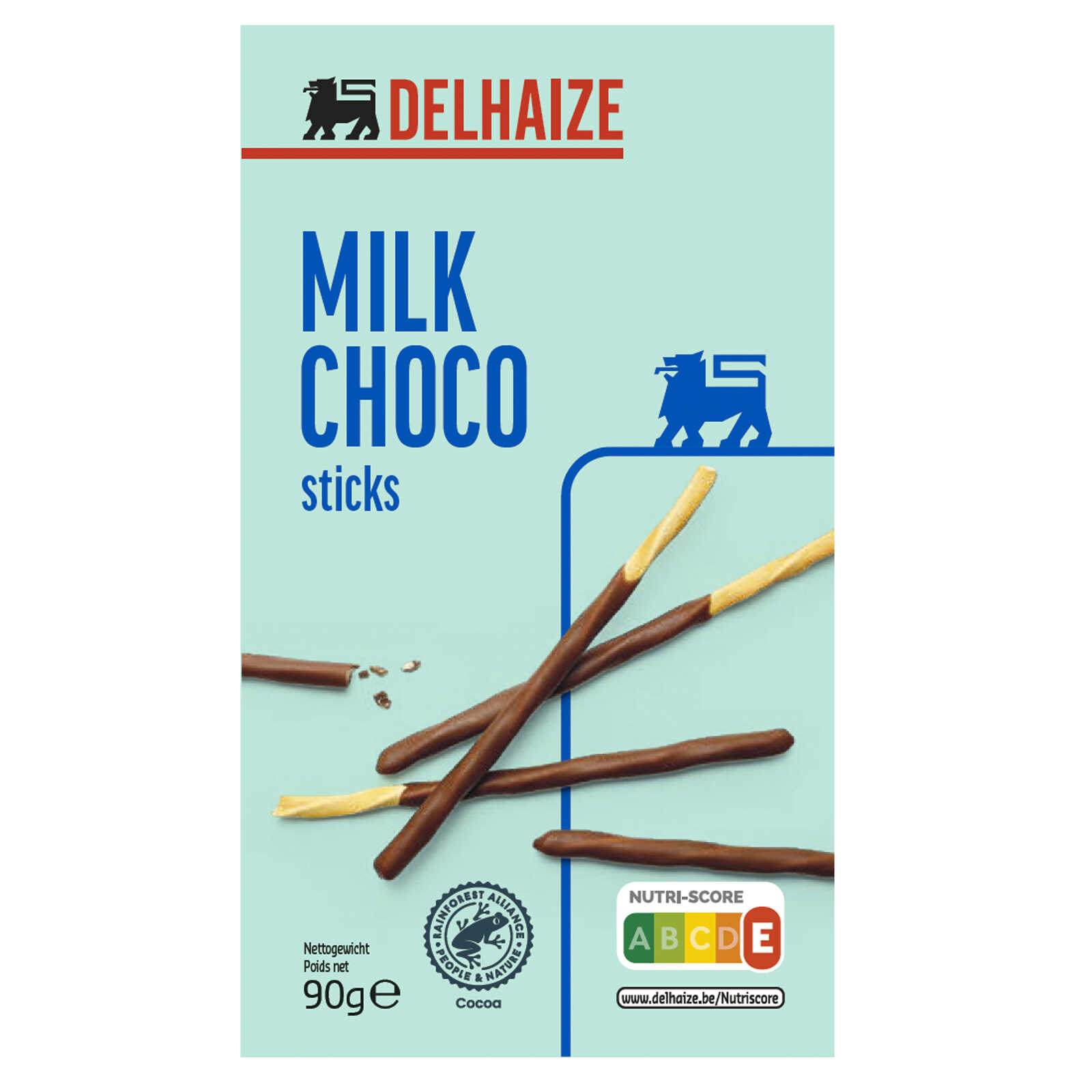Delhaize | Koekjes | Chocolade | Melkchocolade | 90 gr | Delhaize