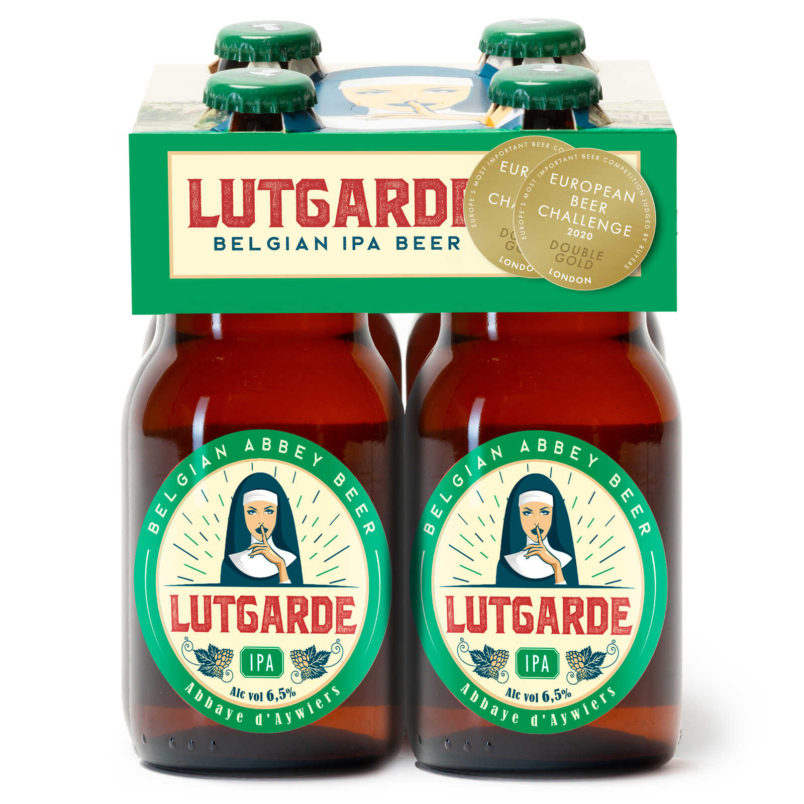 Lutgarde | Bière | Ipa | 6,5% alc | 4 x 33 cl | Delhaize
