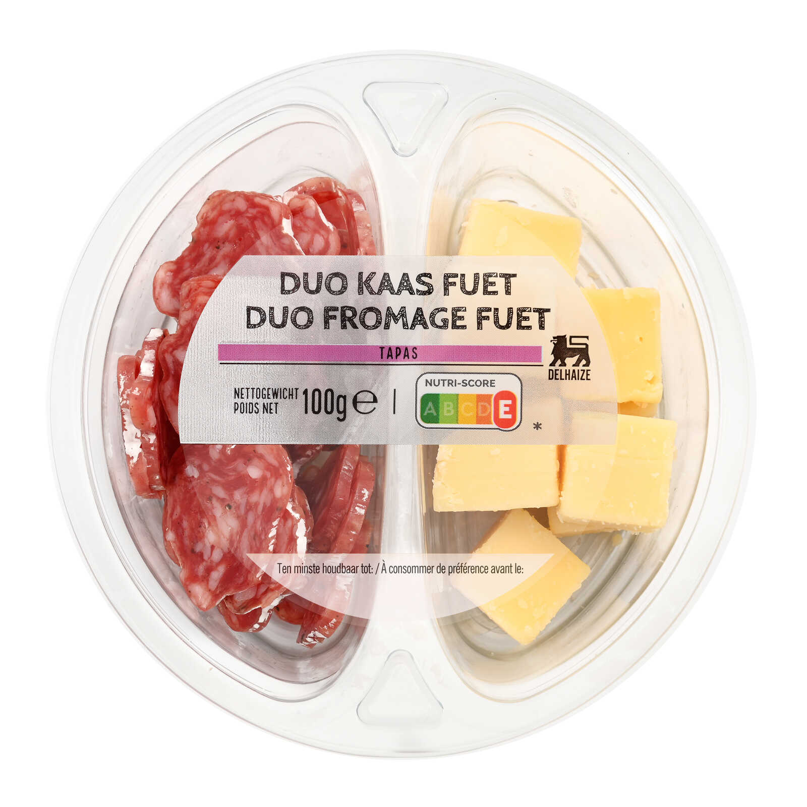 Delhaize | Duo | Kaas | Fuet | 100 gr | Delhaize