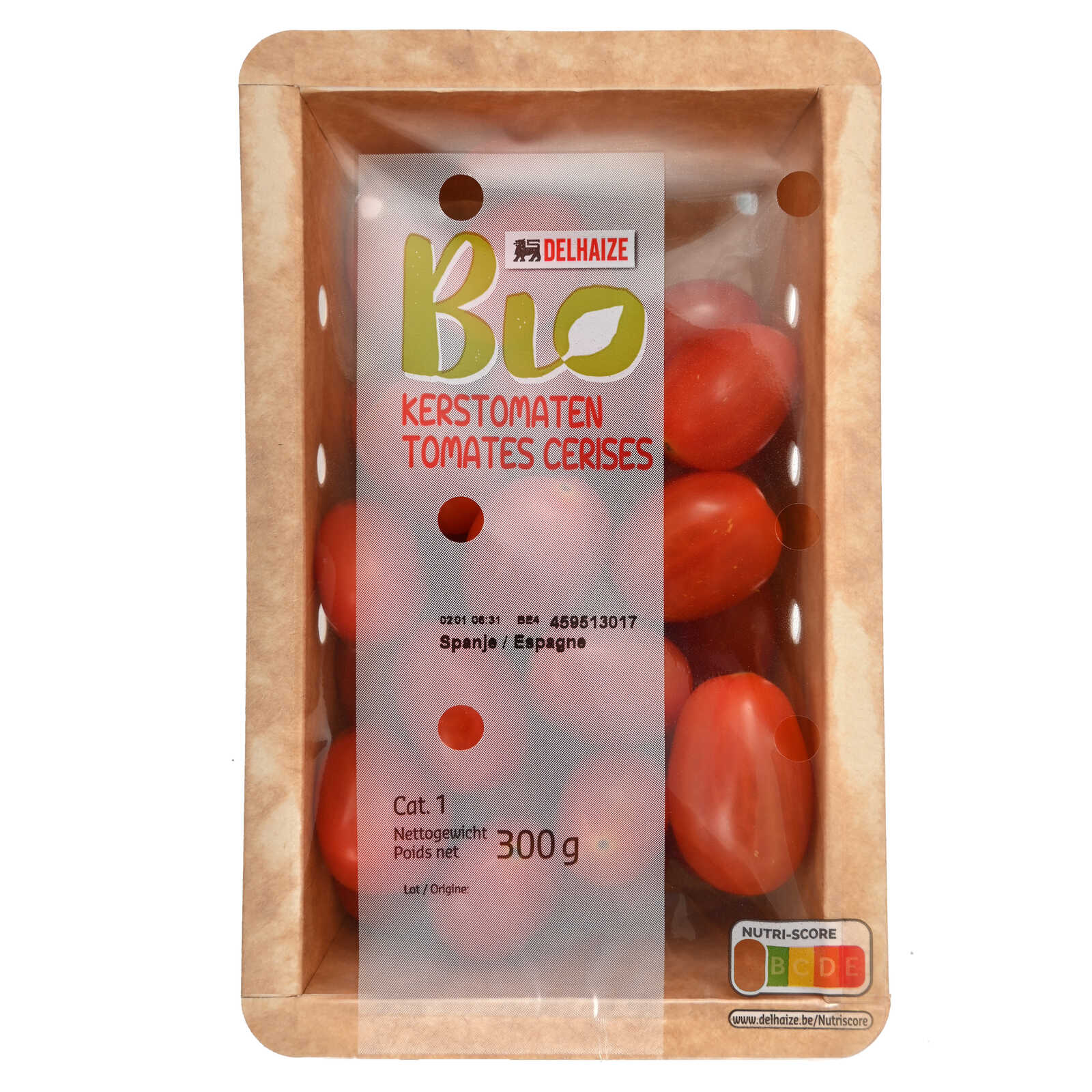 Delhaize | Bio | Tomates cerises | Rouges | Bio | 300 gr | Delhaize