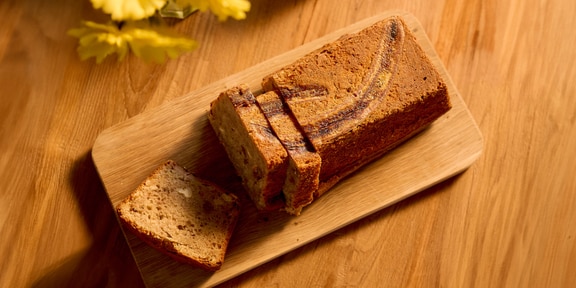 Banana bread au fromage blanc